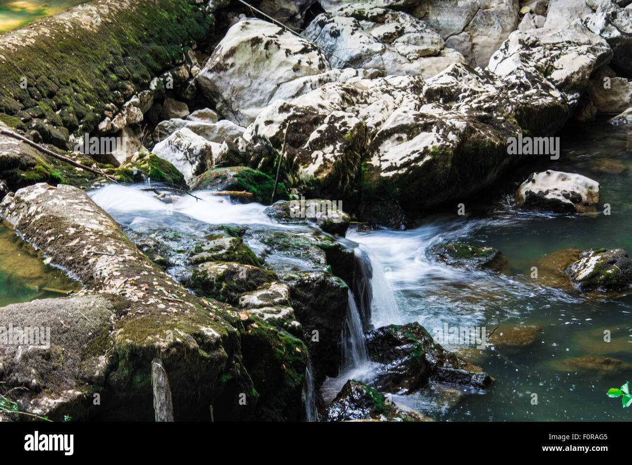 The force of the water in the nature Stock Photo - Alamy