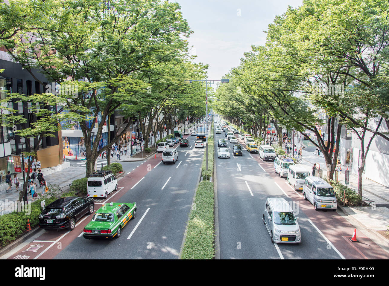 General view of Omotesando,Tokyo,Japan Stock Photo - Alamy