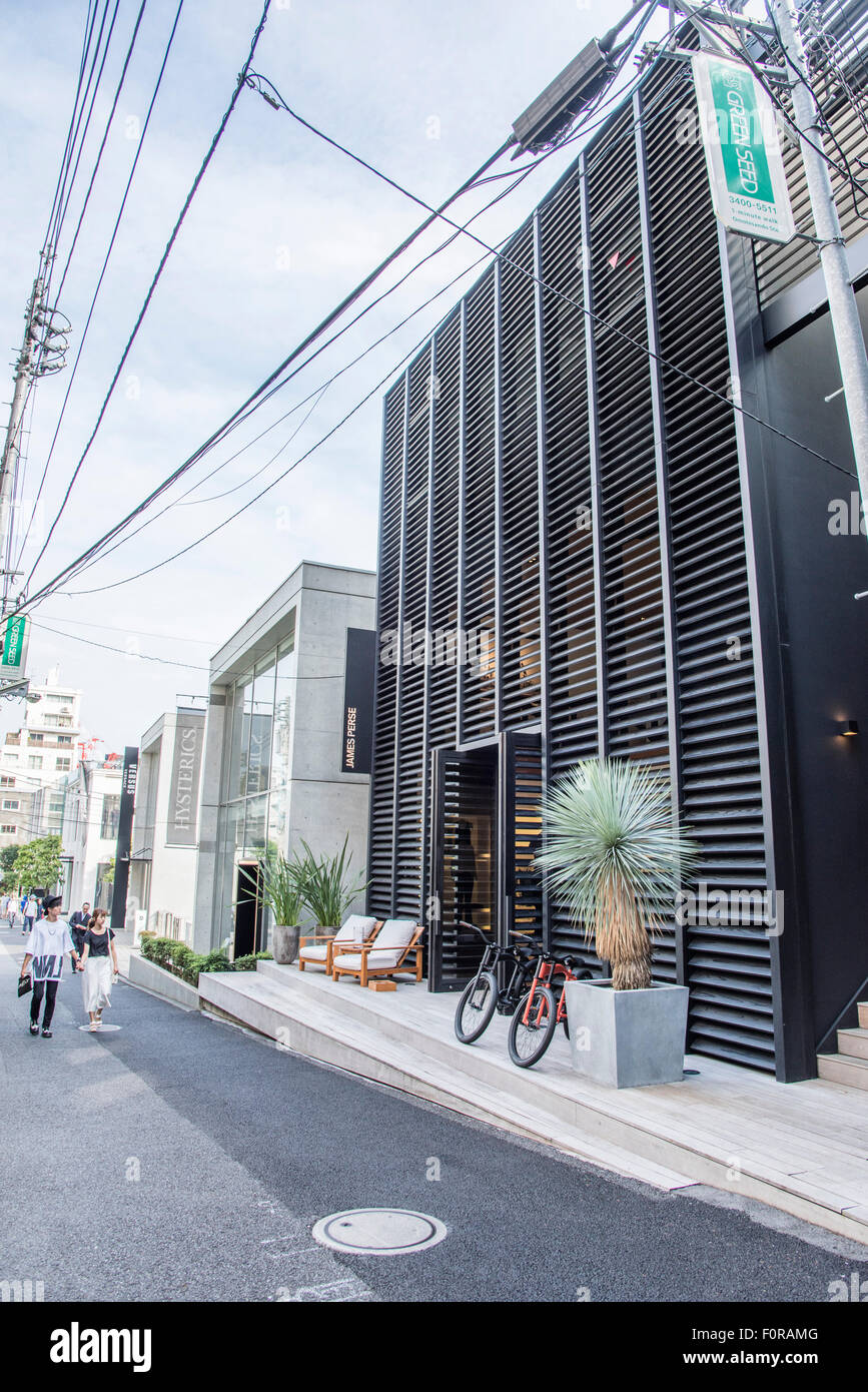 Street scene of Aoyama,Minato-Ku,Tokyo,Japan JAMES PERSE, HYSTERICS ...