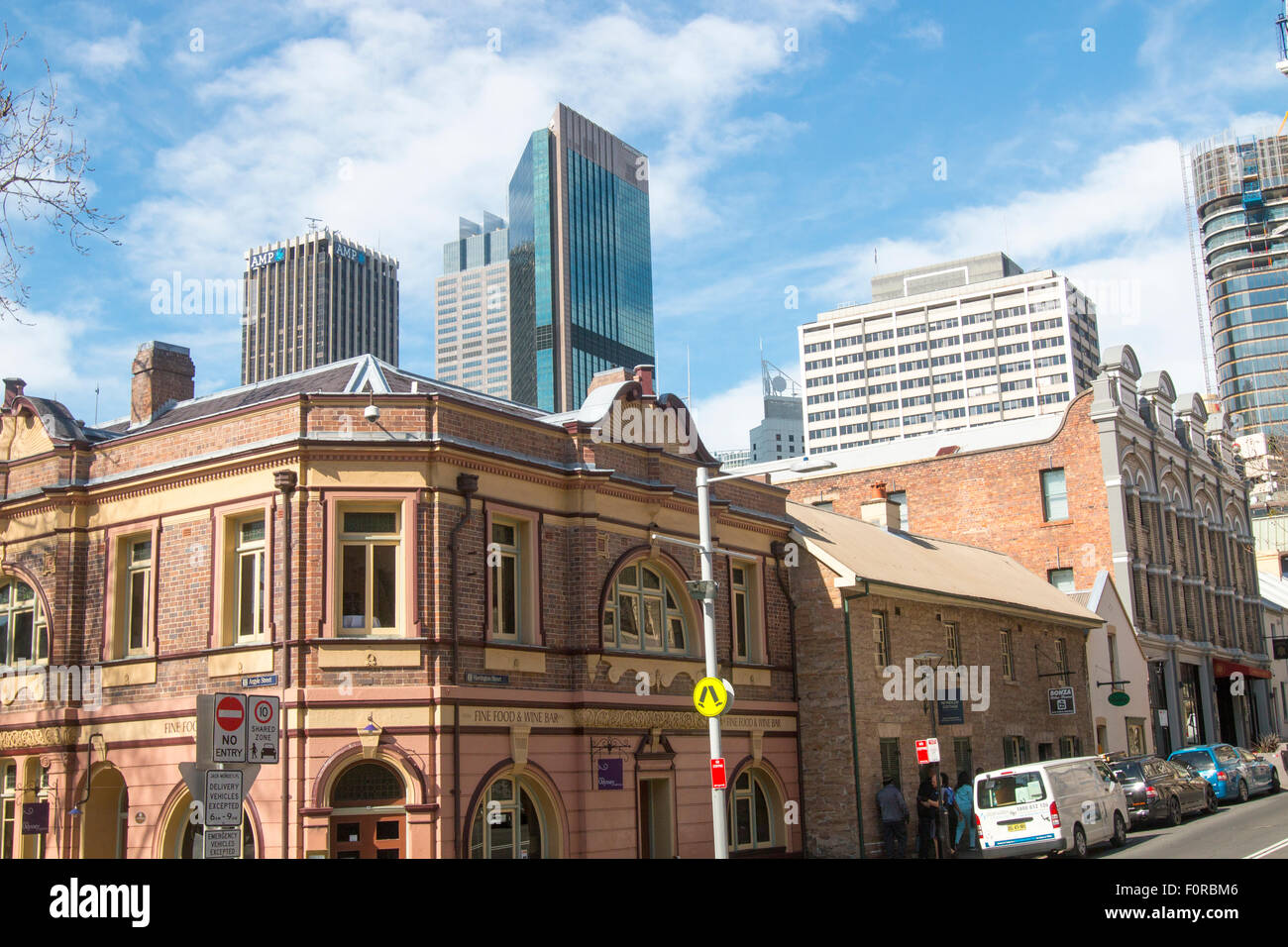 The Rocks area of Sydney where the first european settlement took place ...
