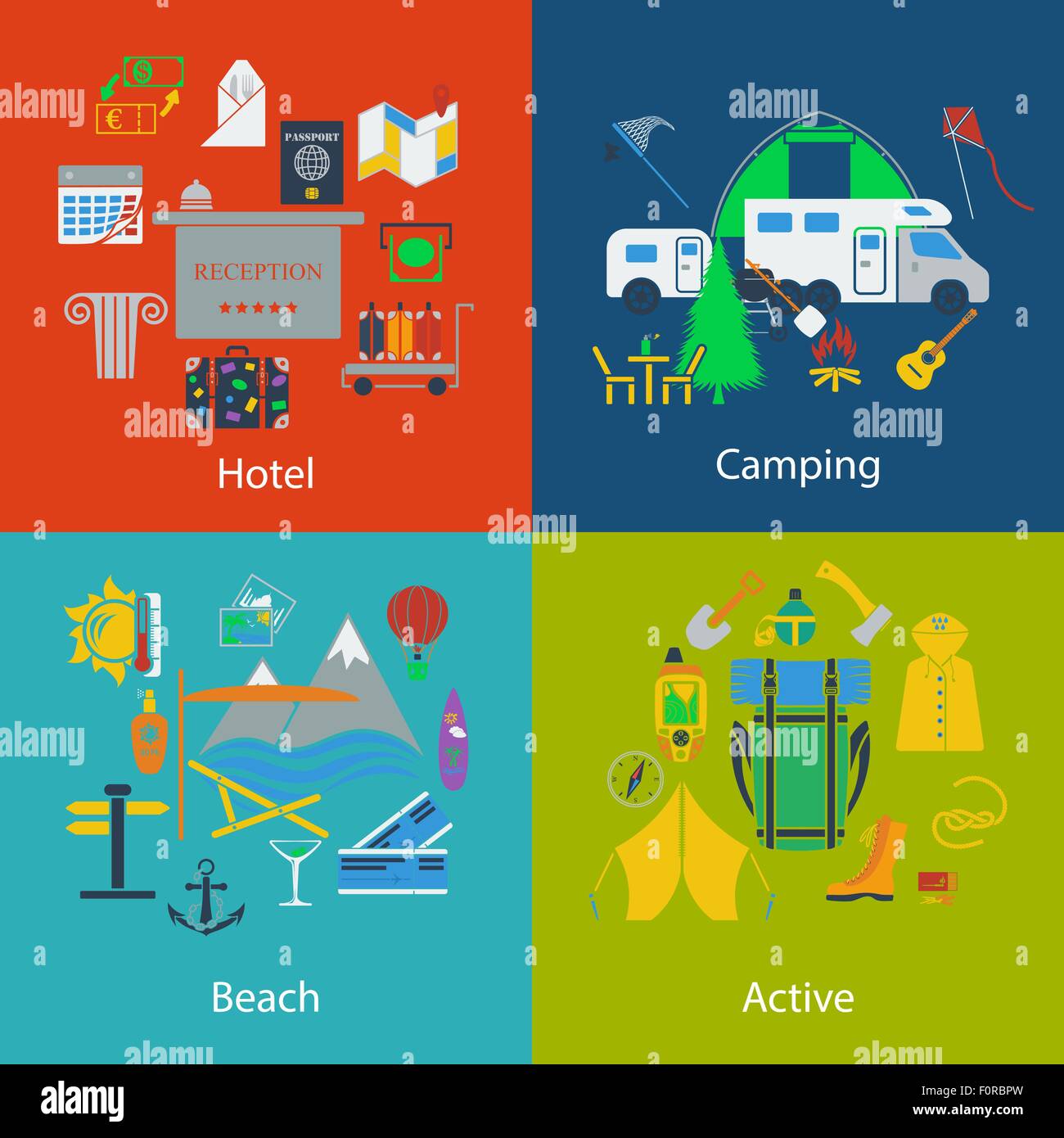 Luggage designs Stock Vector Images - Alamy