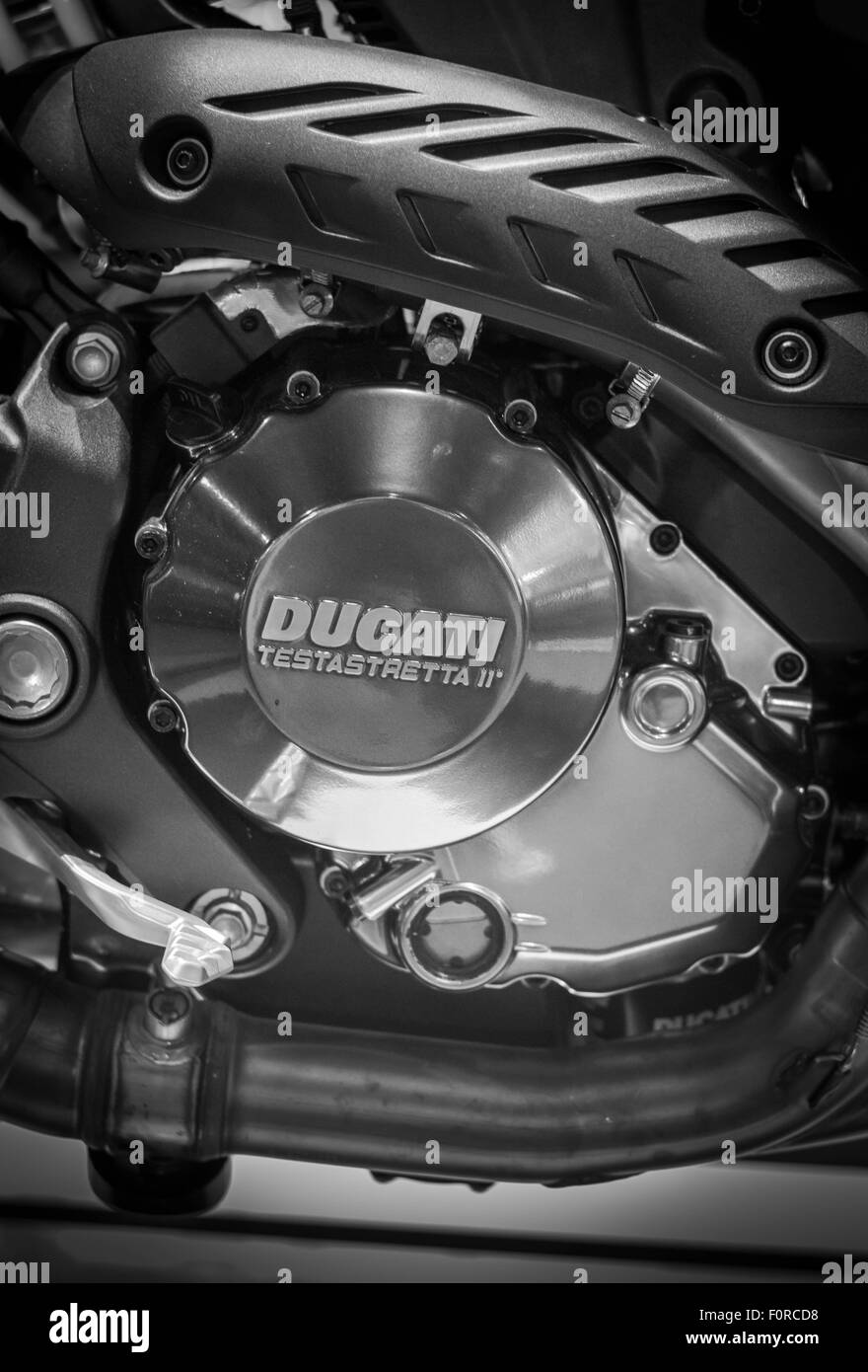 Ducati motorcycle Black and White Stock Photos & Images - Alamy