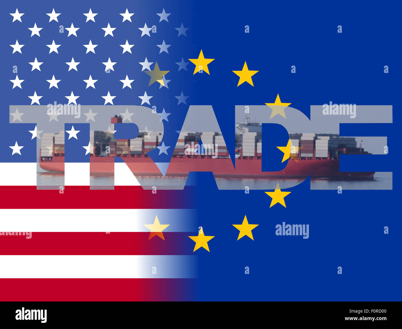 Trade flags hi-res stock photography and images - Alamy