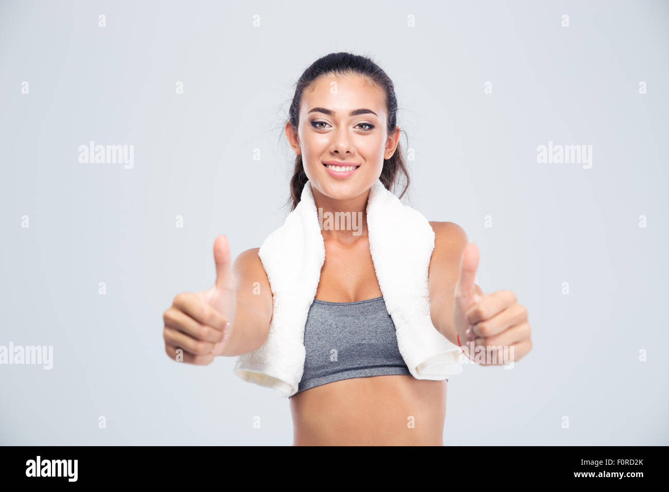 Female fitness model showing hi-res stock photography and images - Alamy