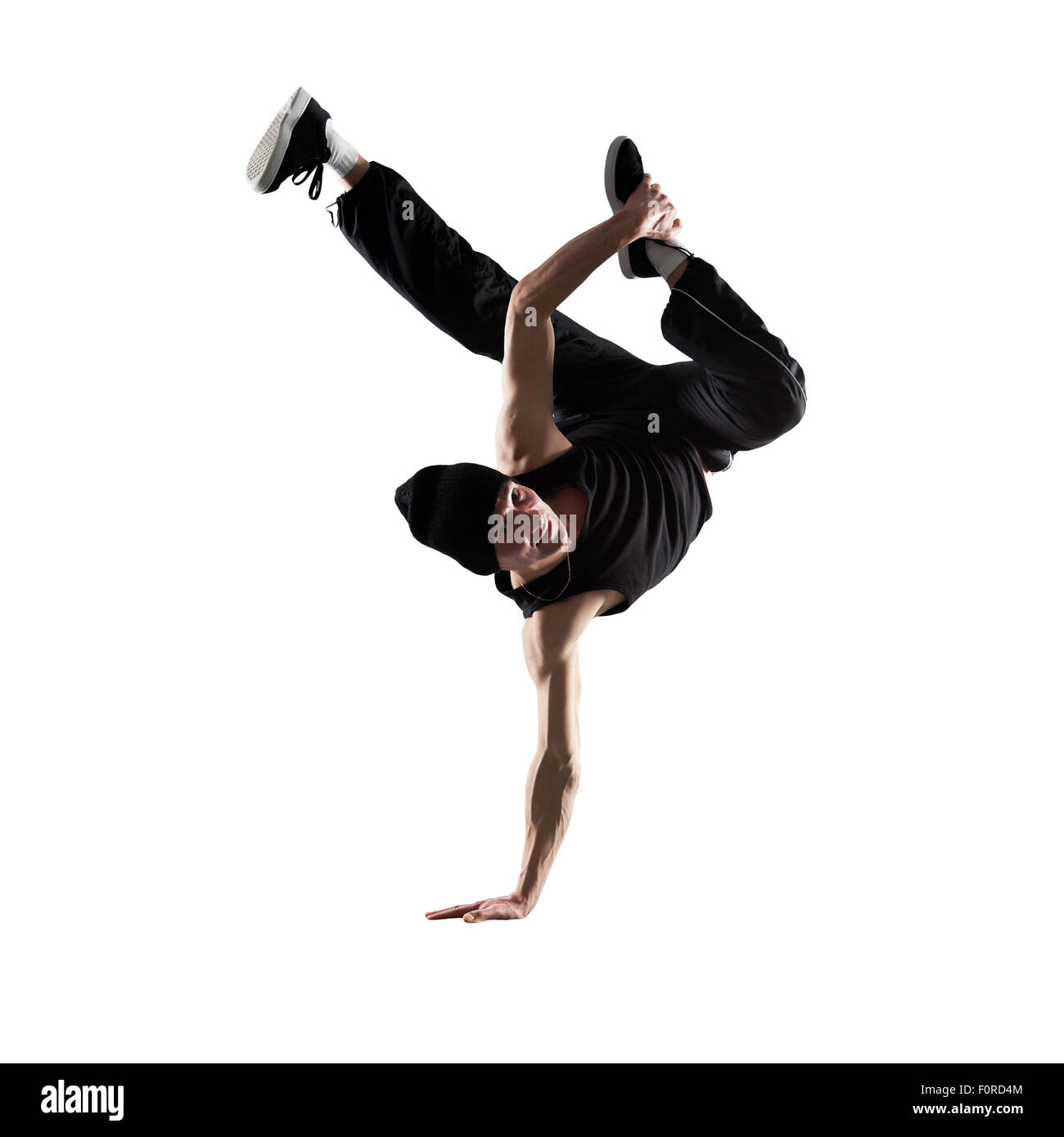 Freestyle young man in Cut Out Stock Images & Pictures - Alamy