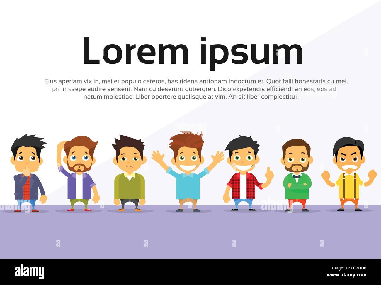 Bored worker standing Stock Vector Images - Alamy