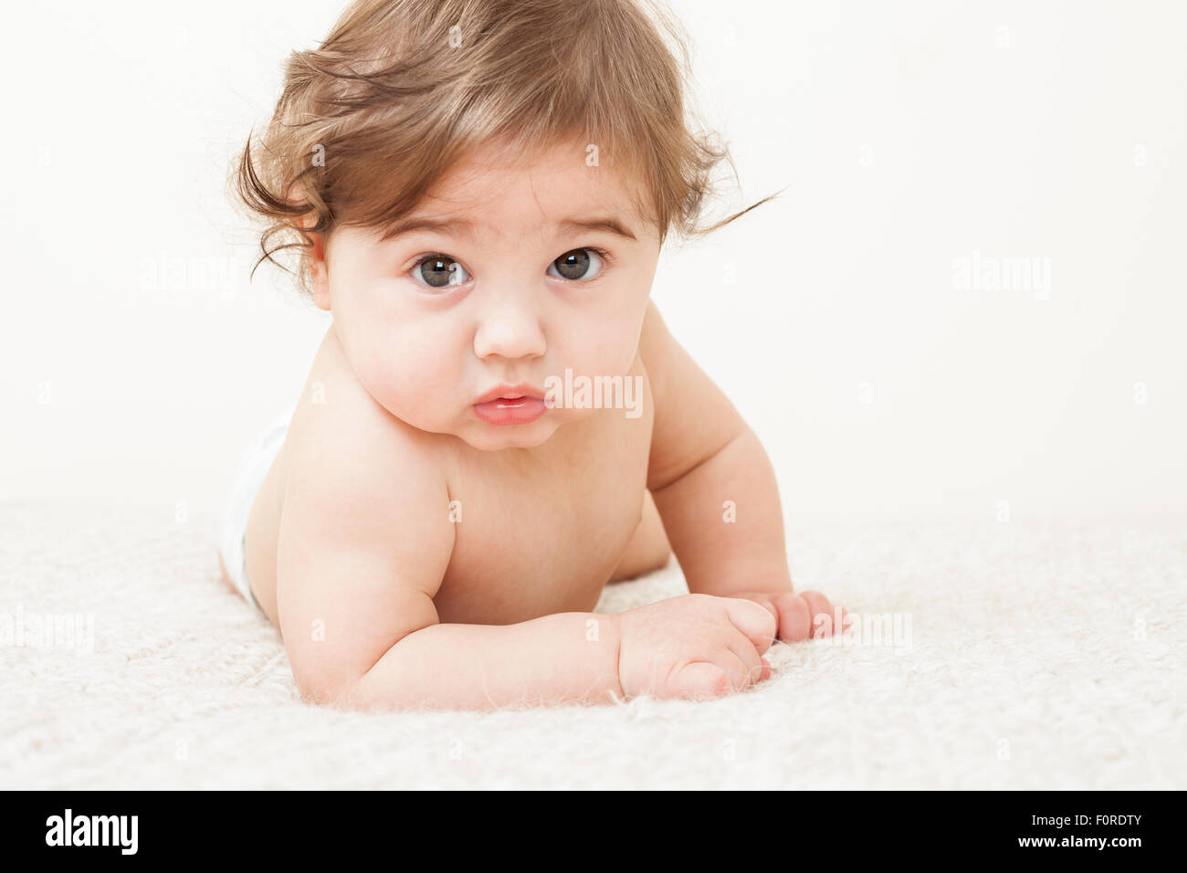 Boy infant portrait blond hi-res stock photography and images - Alamy