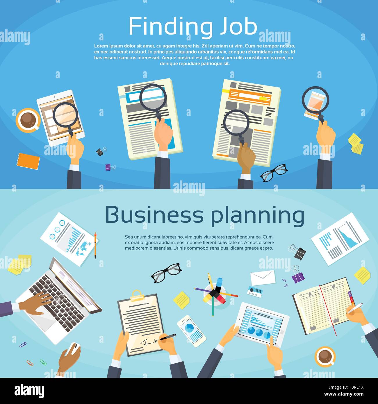 Job advertisement newspaper Stock Vector Images - Alamy