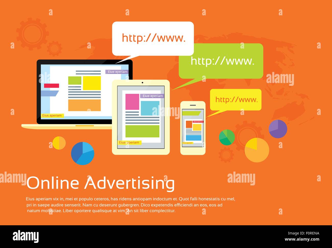 Electronic advert Stock Vector Images - Alamy