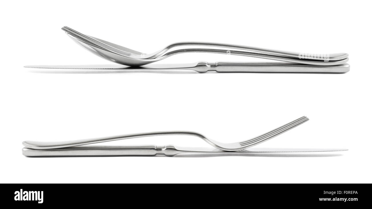 Fork cutlery side view hi-res stock photography and images - Alamy