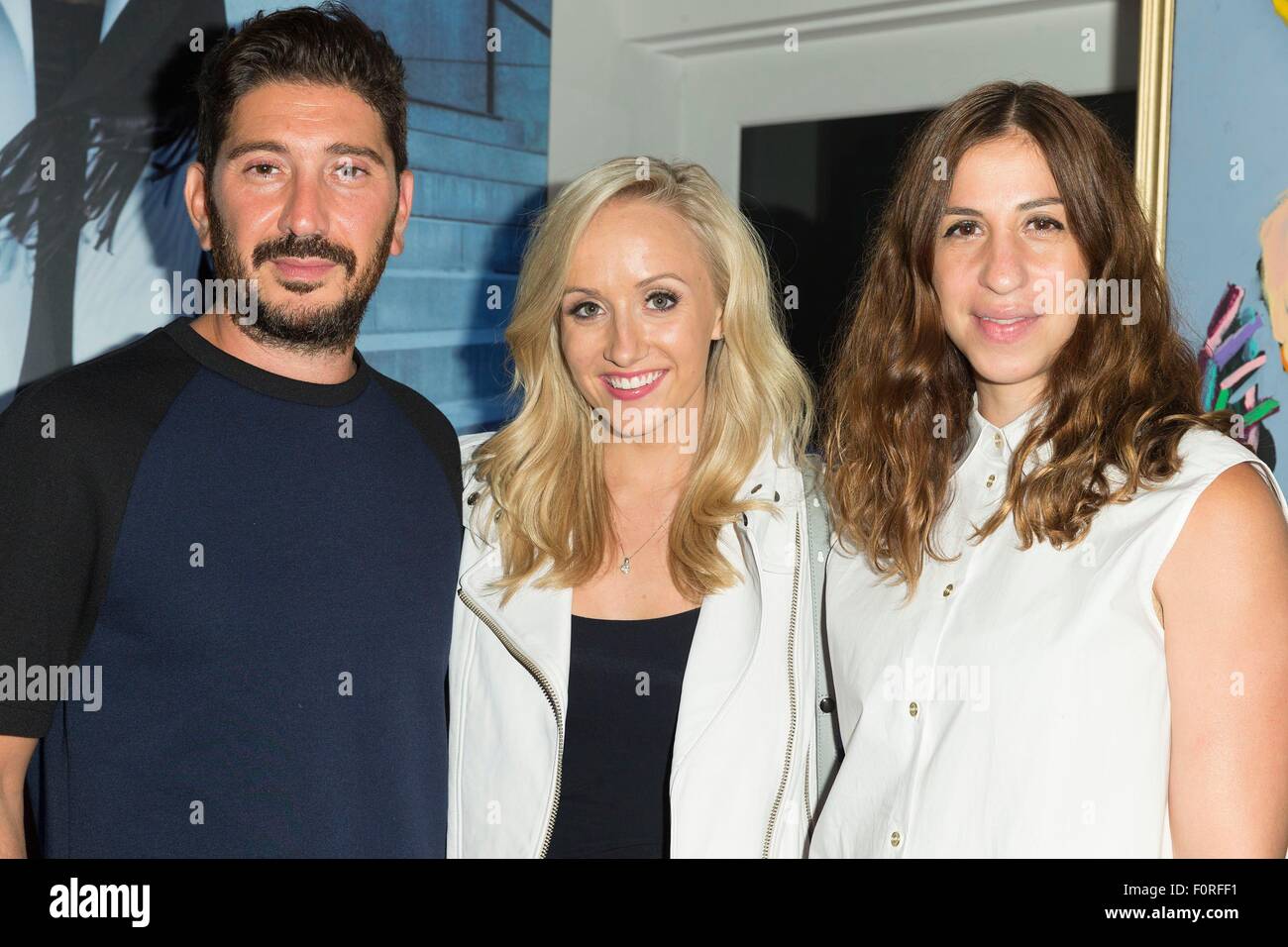 New York, NY, USA. 19th Aug, 2015. Eran Elfassy, Nastia Lukin, Elisa ...