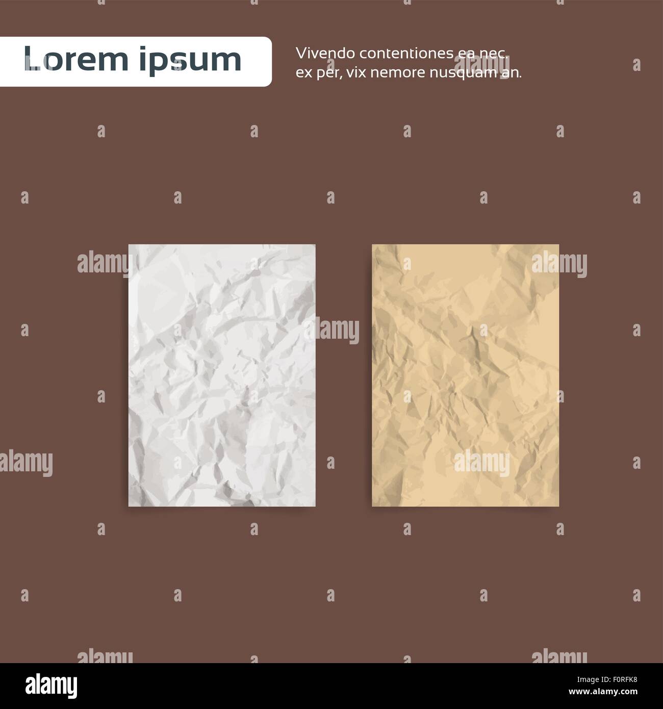 Texture crumpled paper a4 sheet Stock Vector Images - Alamy