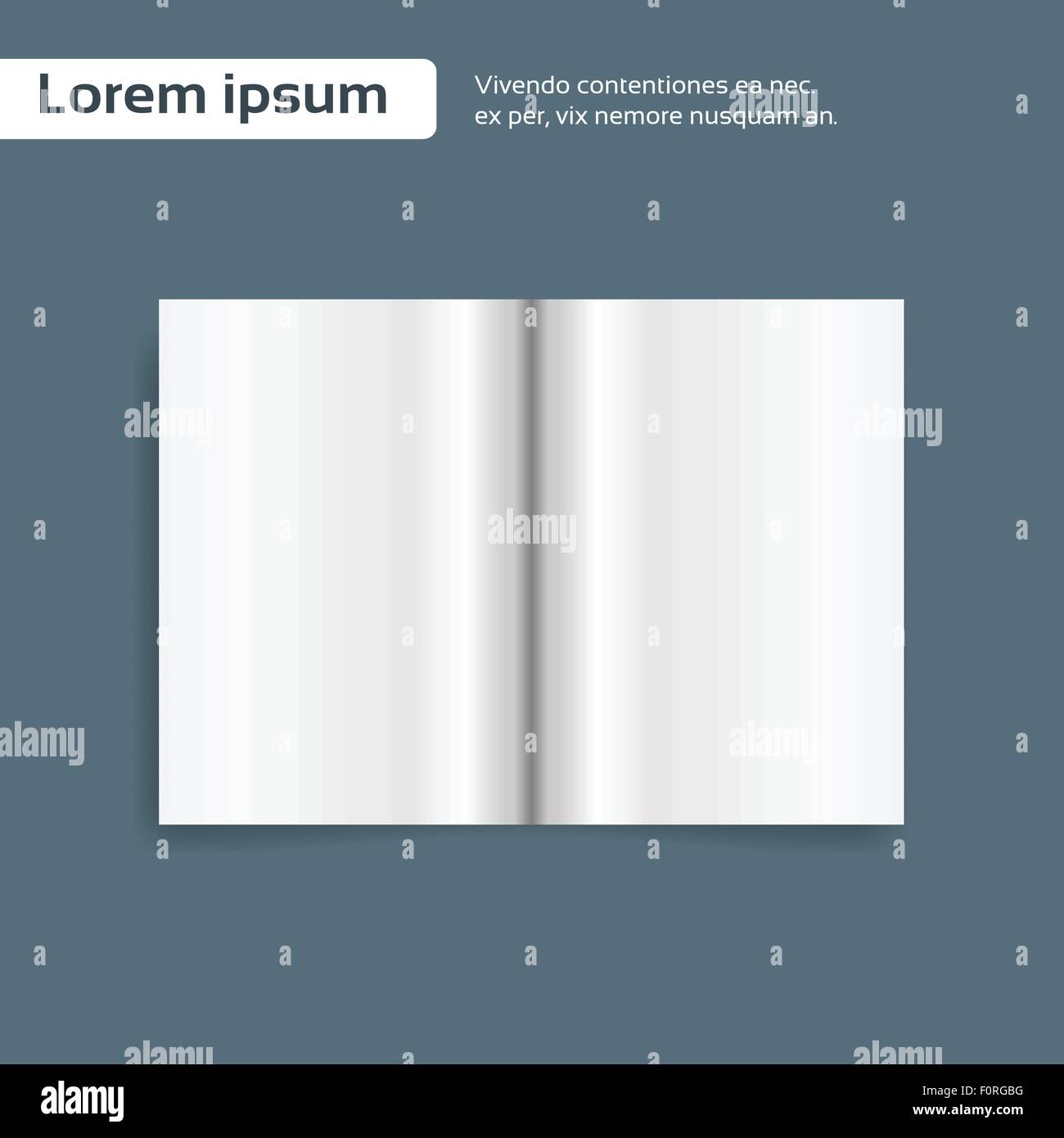Newspaper blank isolated spread hi-res stock photography and images - Alamy
