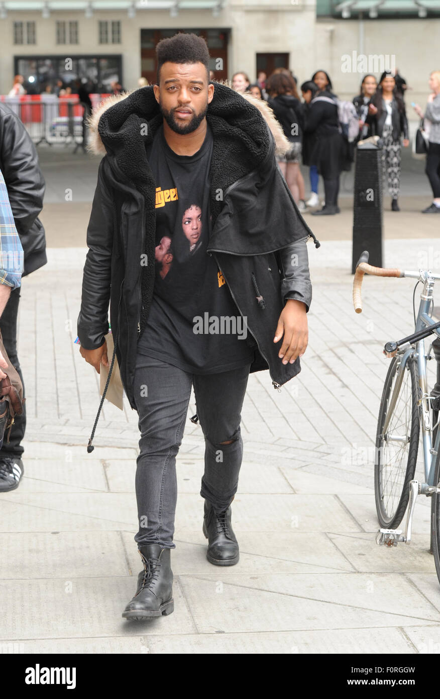 Oritsé Williams seen out and about in London Featuring: Oritsé Williams ...