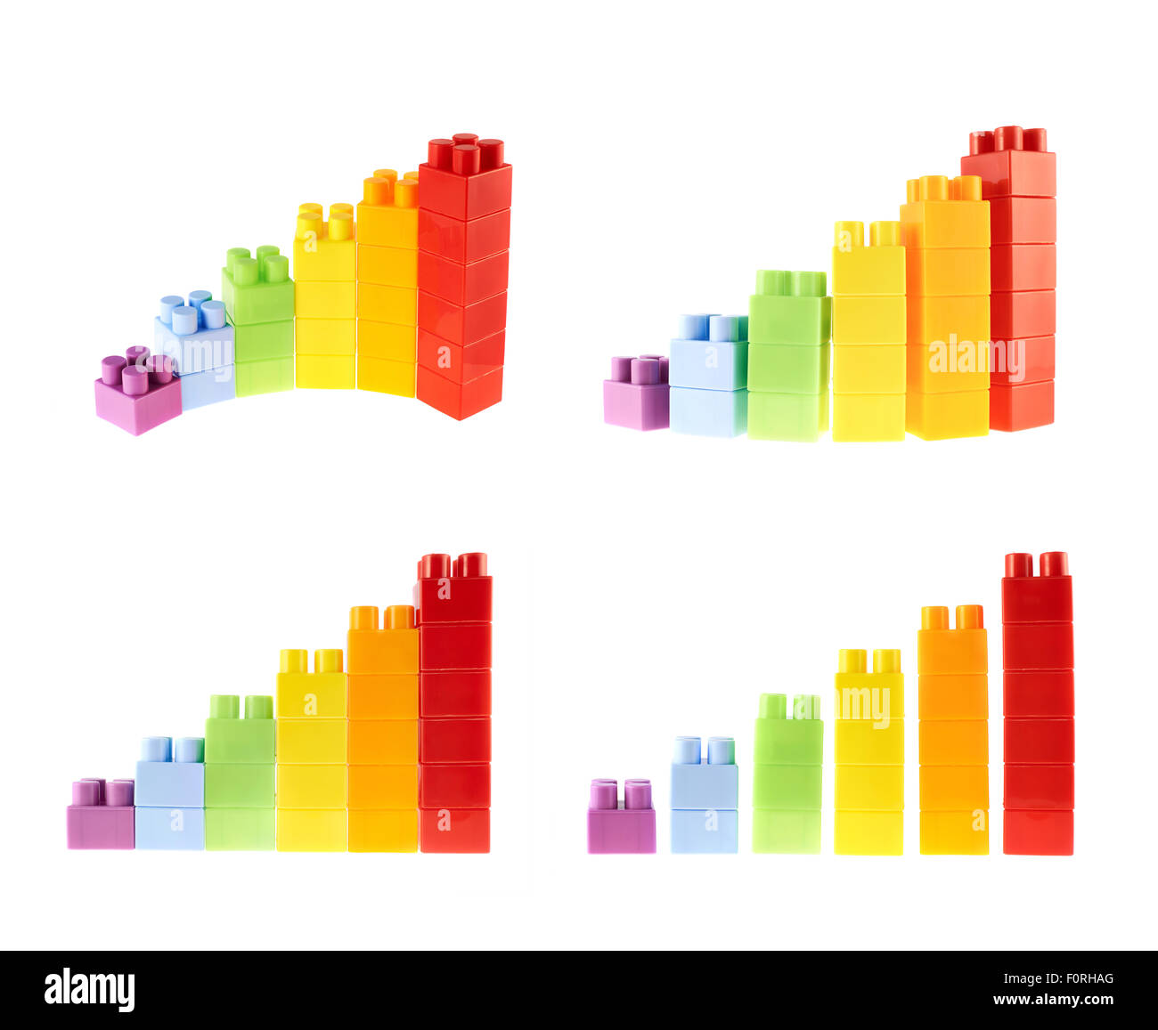 Bar chart diagram isolated Stock Photo - Alamy