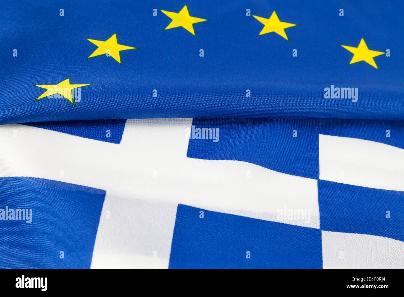 Greece eu flag hi-res stock photography and images - Alamy