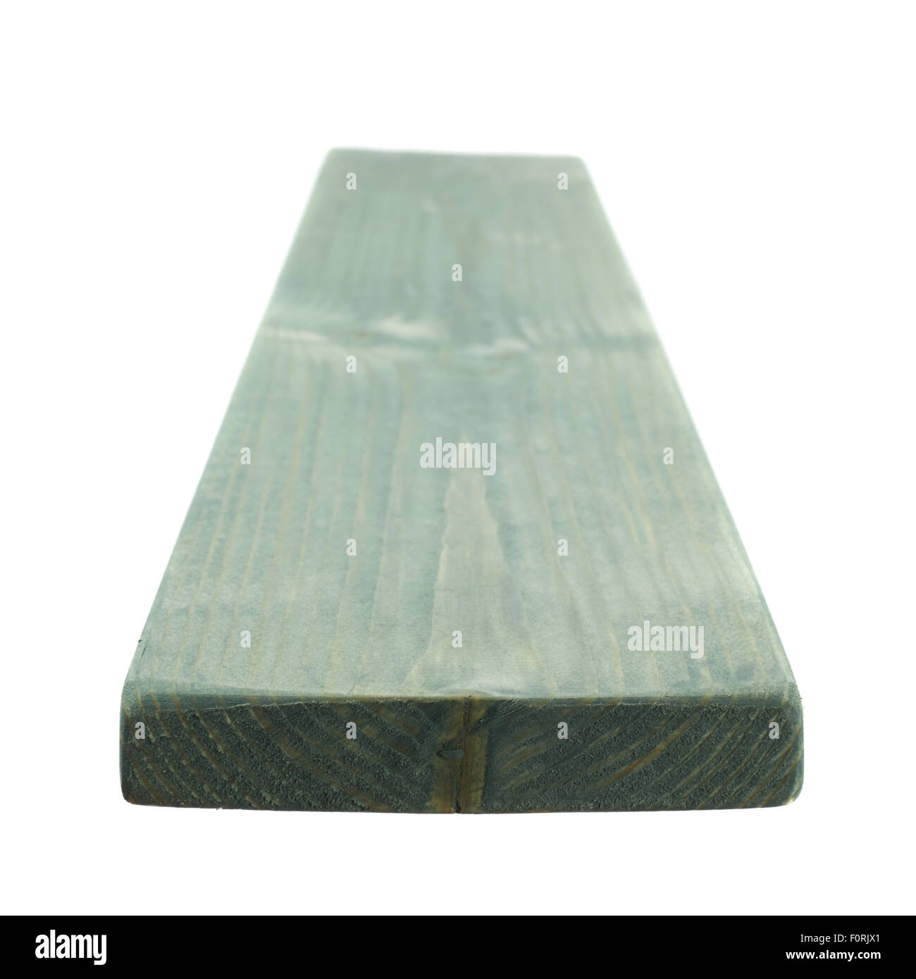 Painted pine wood board isolated Stock Photo - Alamy