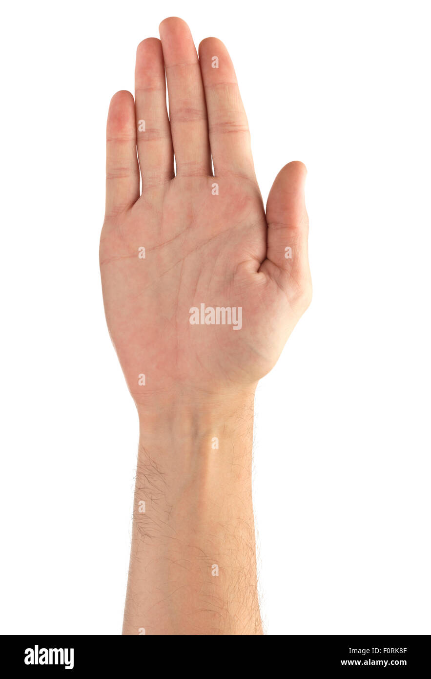 Hand sign signal stop hi-res stock photography and images - Alamy