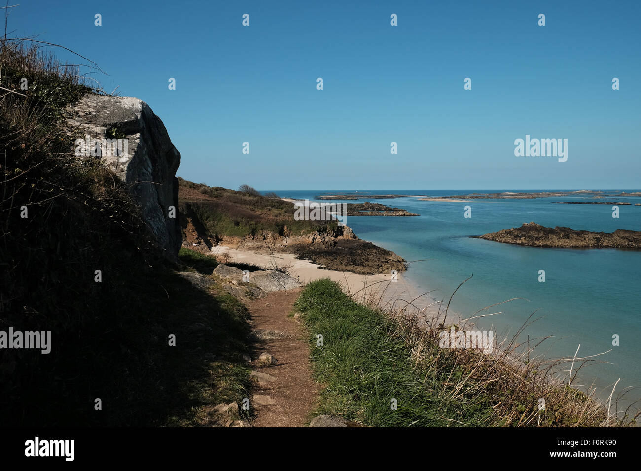 Herm coast path hi-res stock photography and images - Alamy