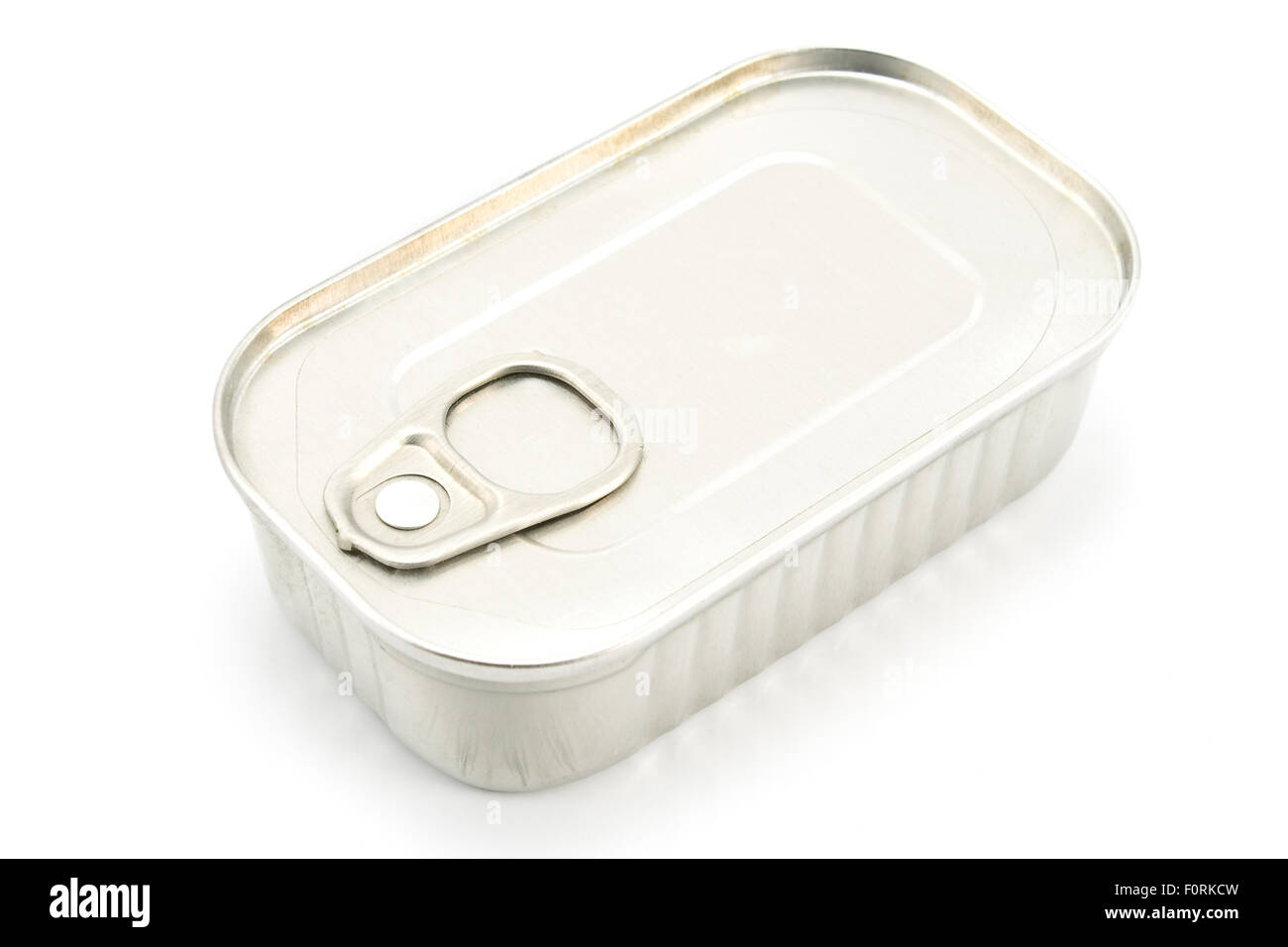 Can sardines on white Cut Out Stock Images & Pictures - Alamy