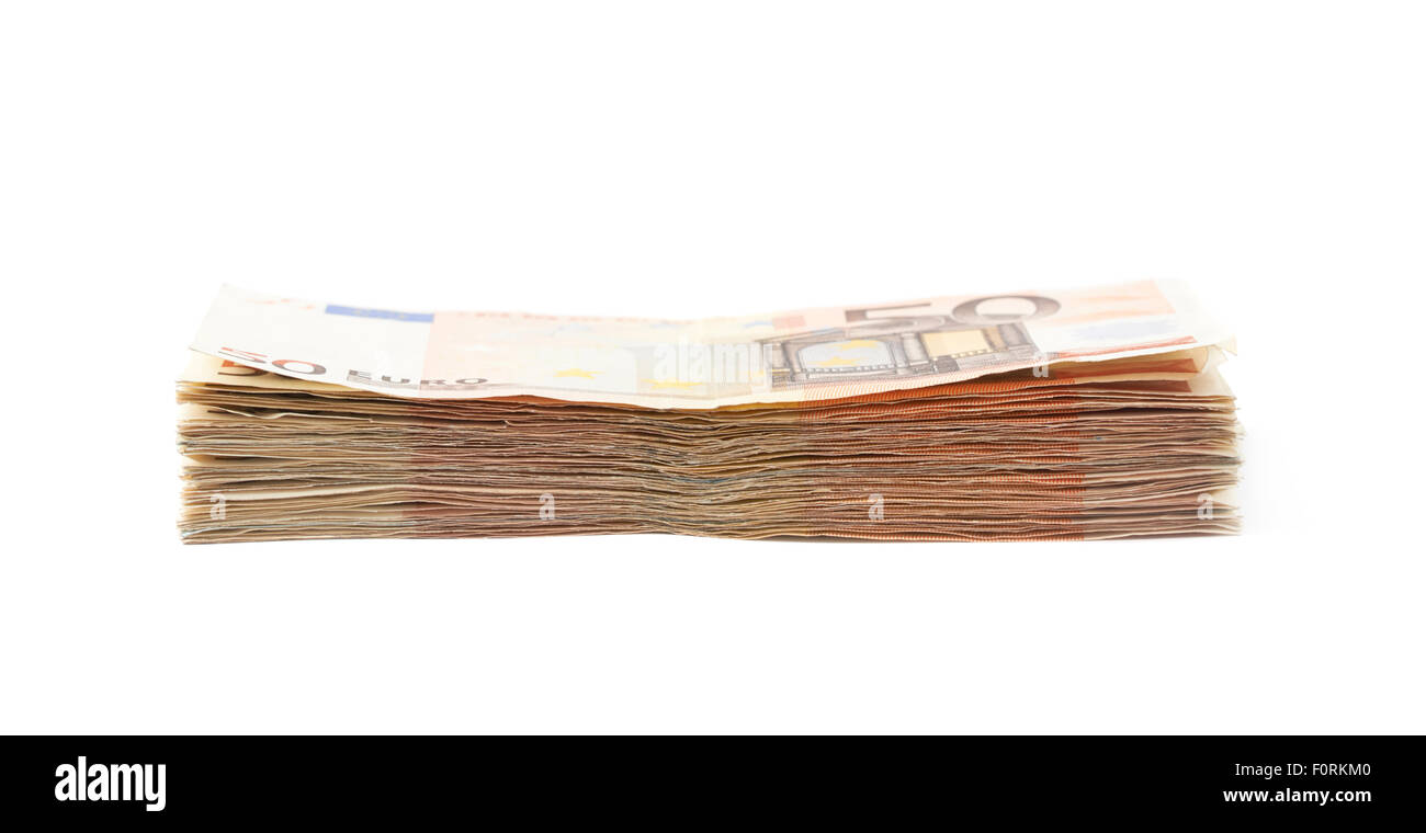 Stack pile of money Stock Photo - Alamy