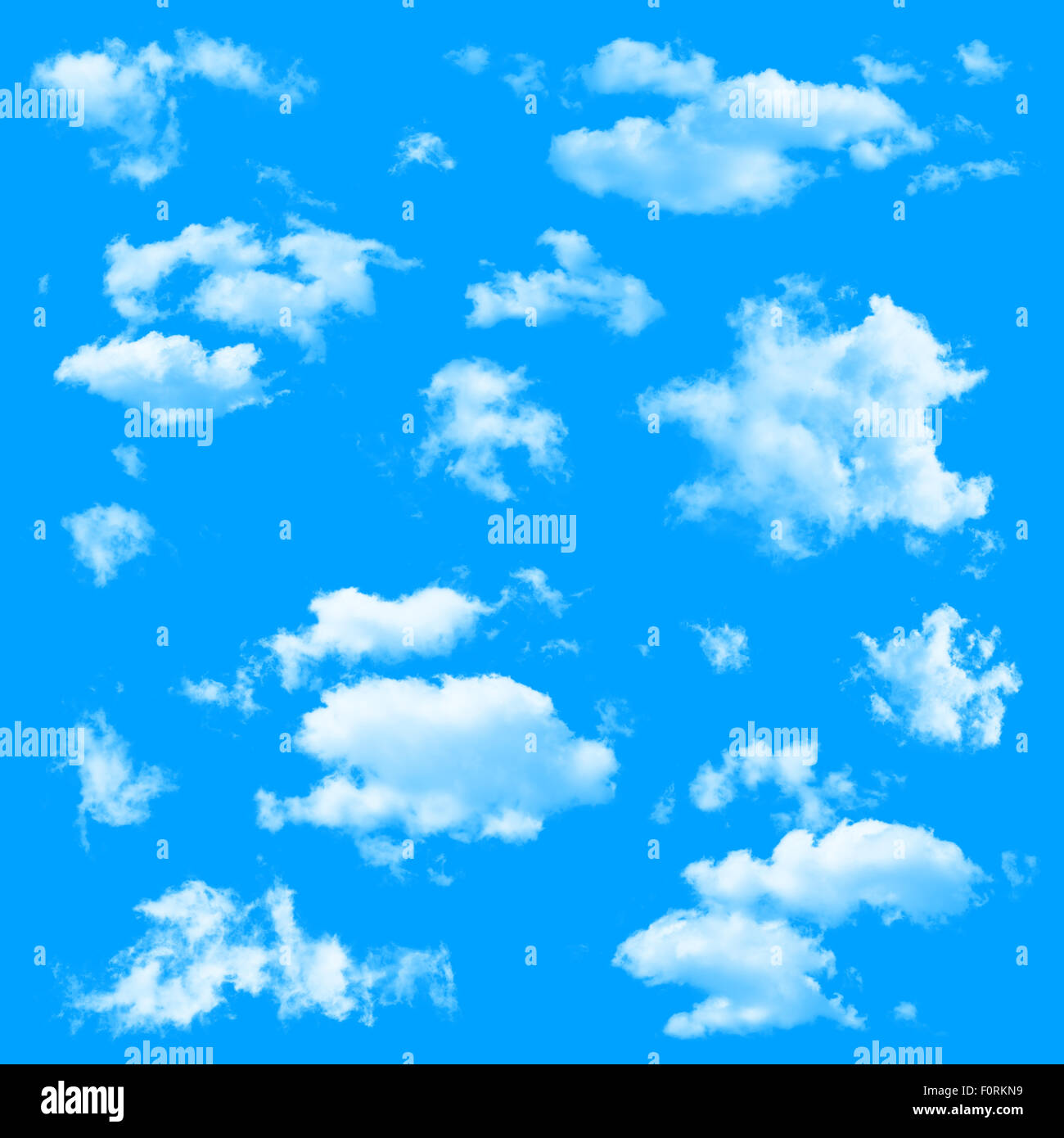 Set of multiple clouds isolated Stock Photo - Alamy