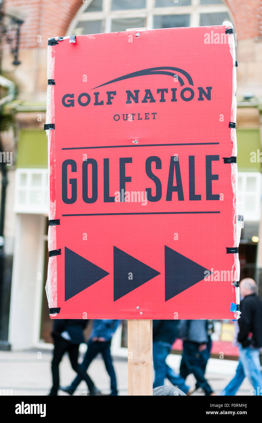 Golf Sale Sign High Resolution Stock Photography and Images - Alamy