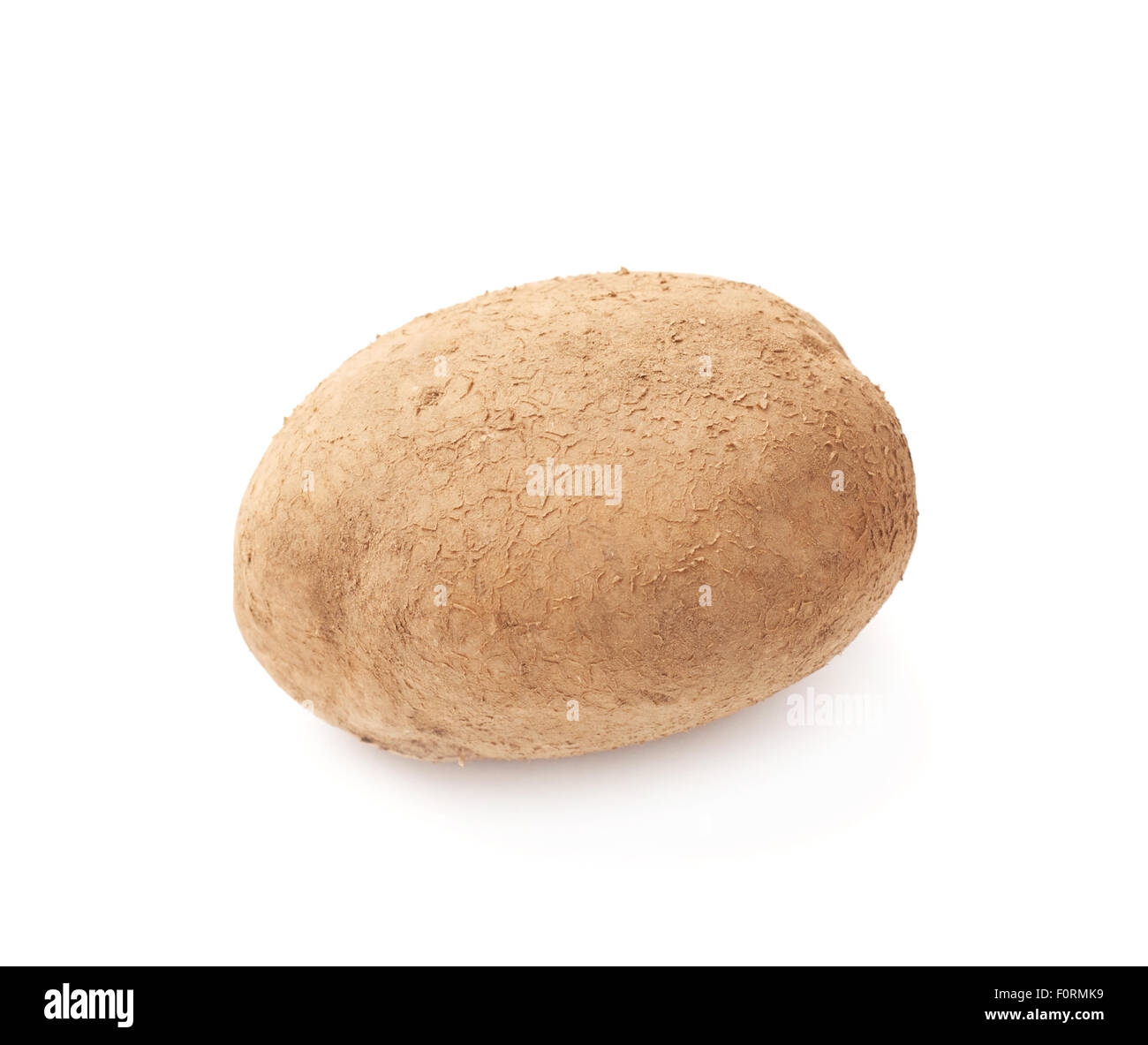 Dirty earth potato isolated Stock Photo - Alamy