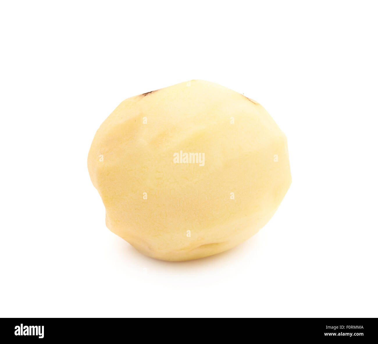 Peeled clean potato isolated Stock Photo - Alamy