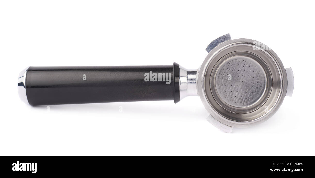 Espresso machine coffee ground Cut Out Stock Images & Pictures - Alamy