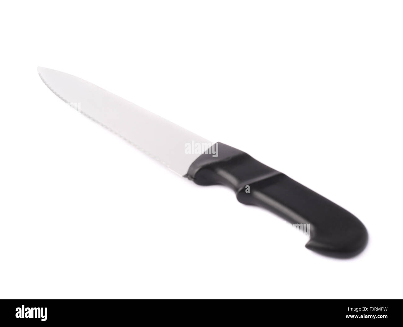 Steel kitchen knife isolated Stock Photo - Alamy