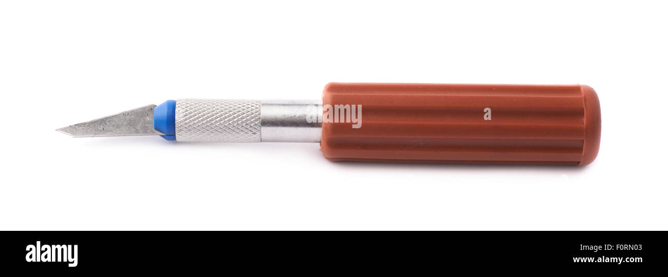 Wood working scalpel tool Stock Photo - Alamy