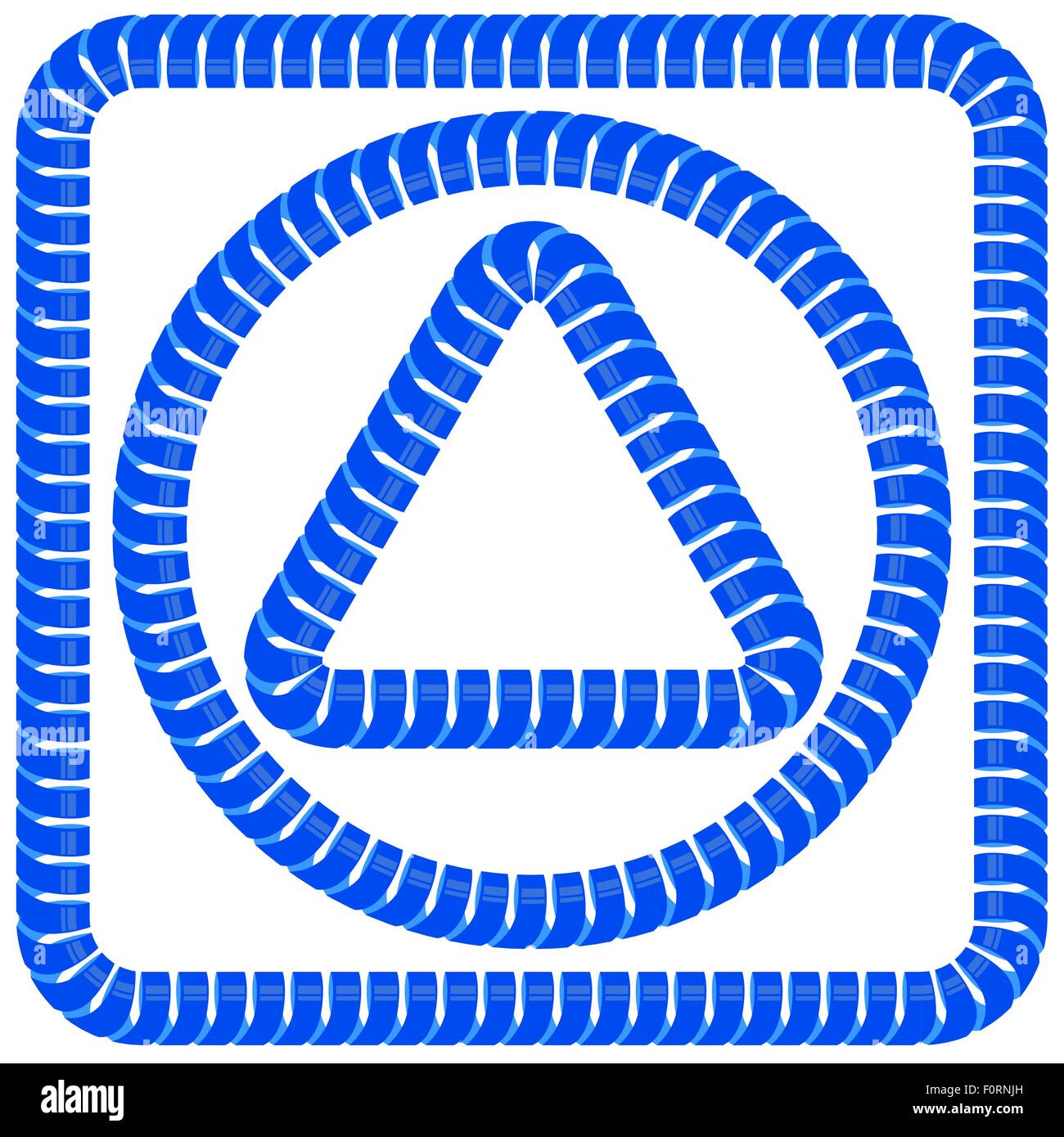 Strong blue cord Stock Vector Images - Alamy