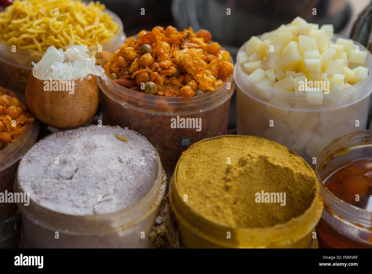 Traditional indian snack shop hi-res stock photography and images - Alamy