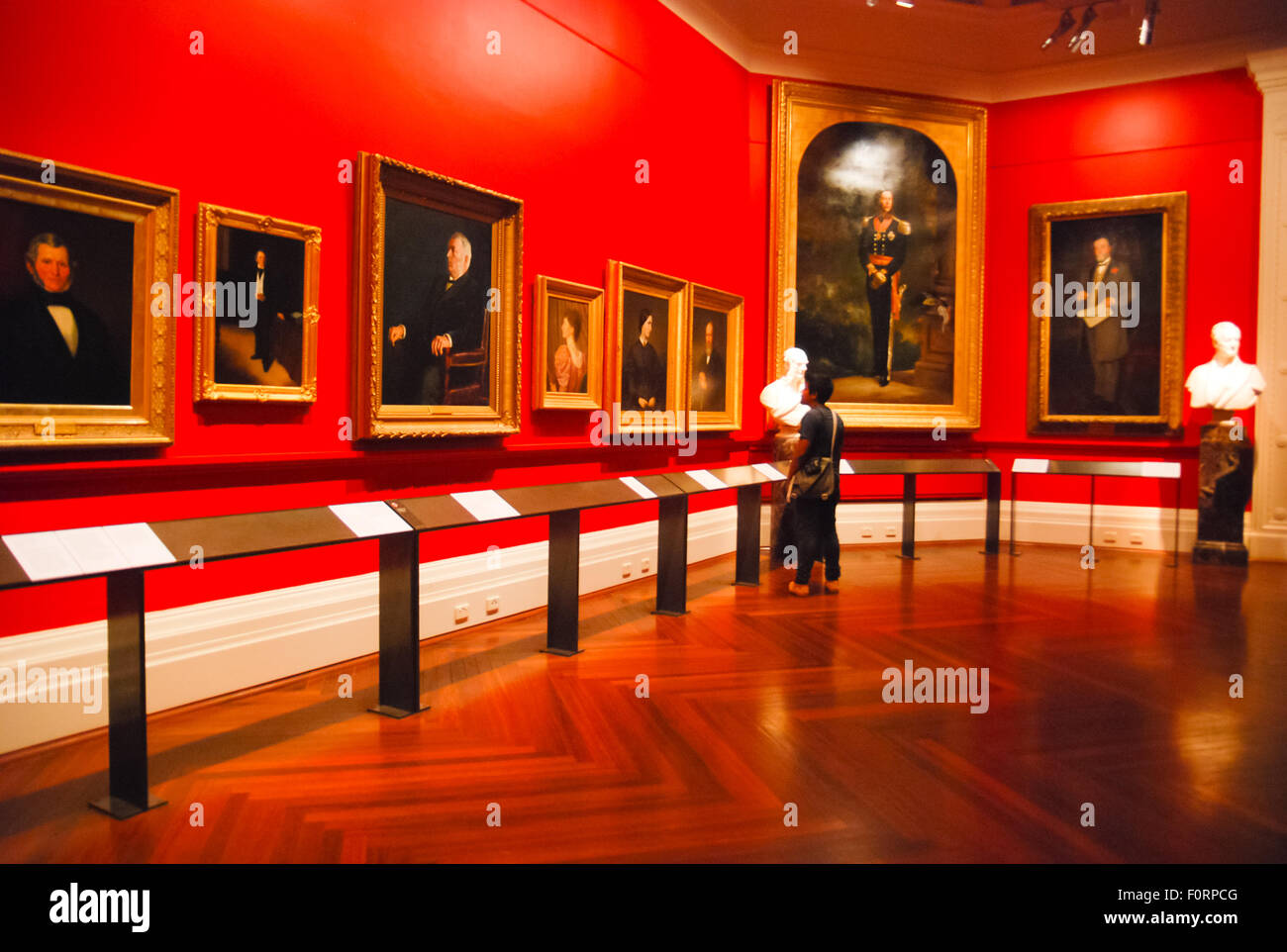 Paintings at State Library of Victoria Stock Photo - Alamy