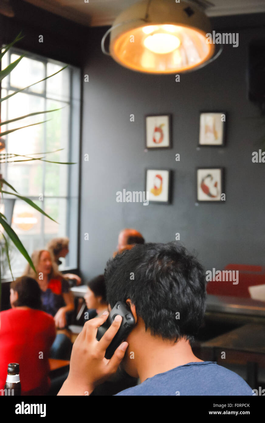 Person using mobile phone australia hi-res stock photography and images ...