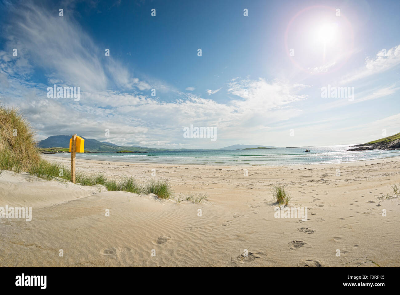 Silver Strand Beach, Thallabawn, Co. Mayo, Ireland Stock Photo - Alamy