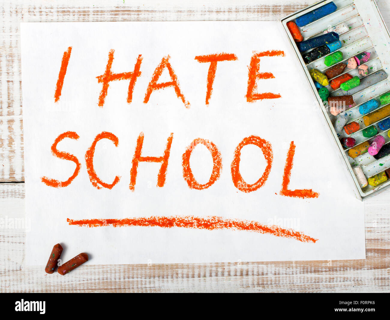 I Hate School High Resolution Stock Photography and Images - Alamy