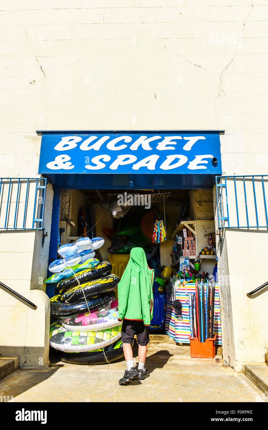 Traditional seaside beach toys hi-res stock photography and images - Alamy
