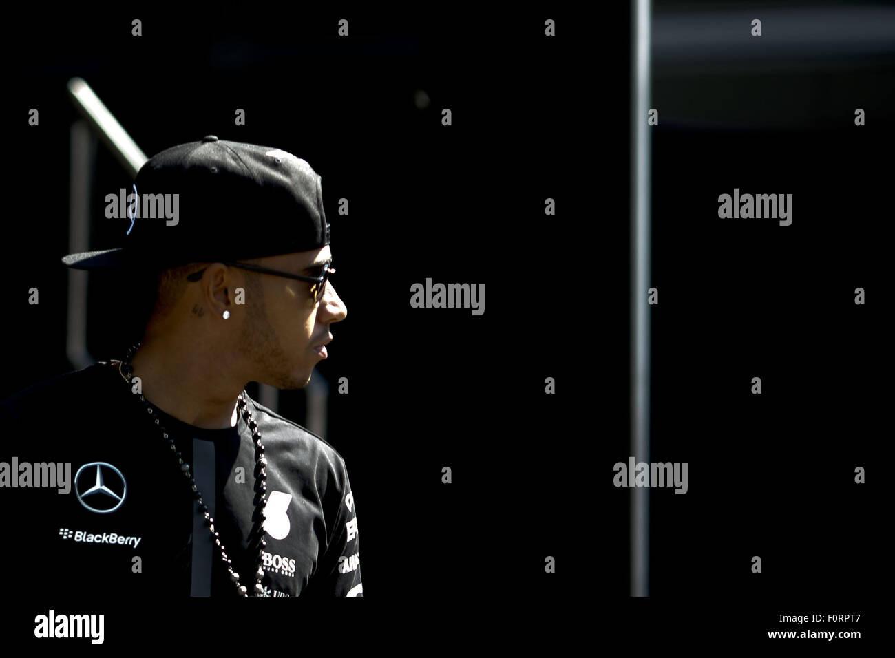 Paddock de lewis hamilton hi-res stock photography and images - Alamy