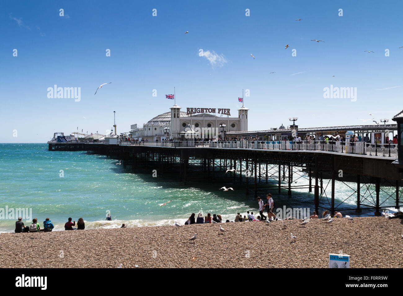 Victorian brighton palace pier hi-res stock photography and images - Alamy