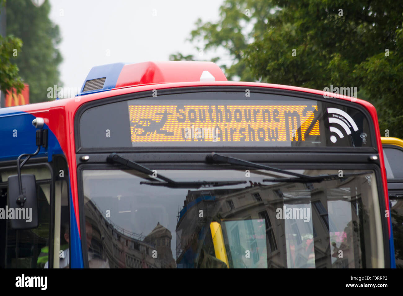 Bournemouth, UK. 20 August 2015. MORE buses destination signs changed ...