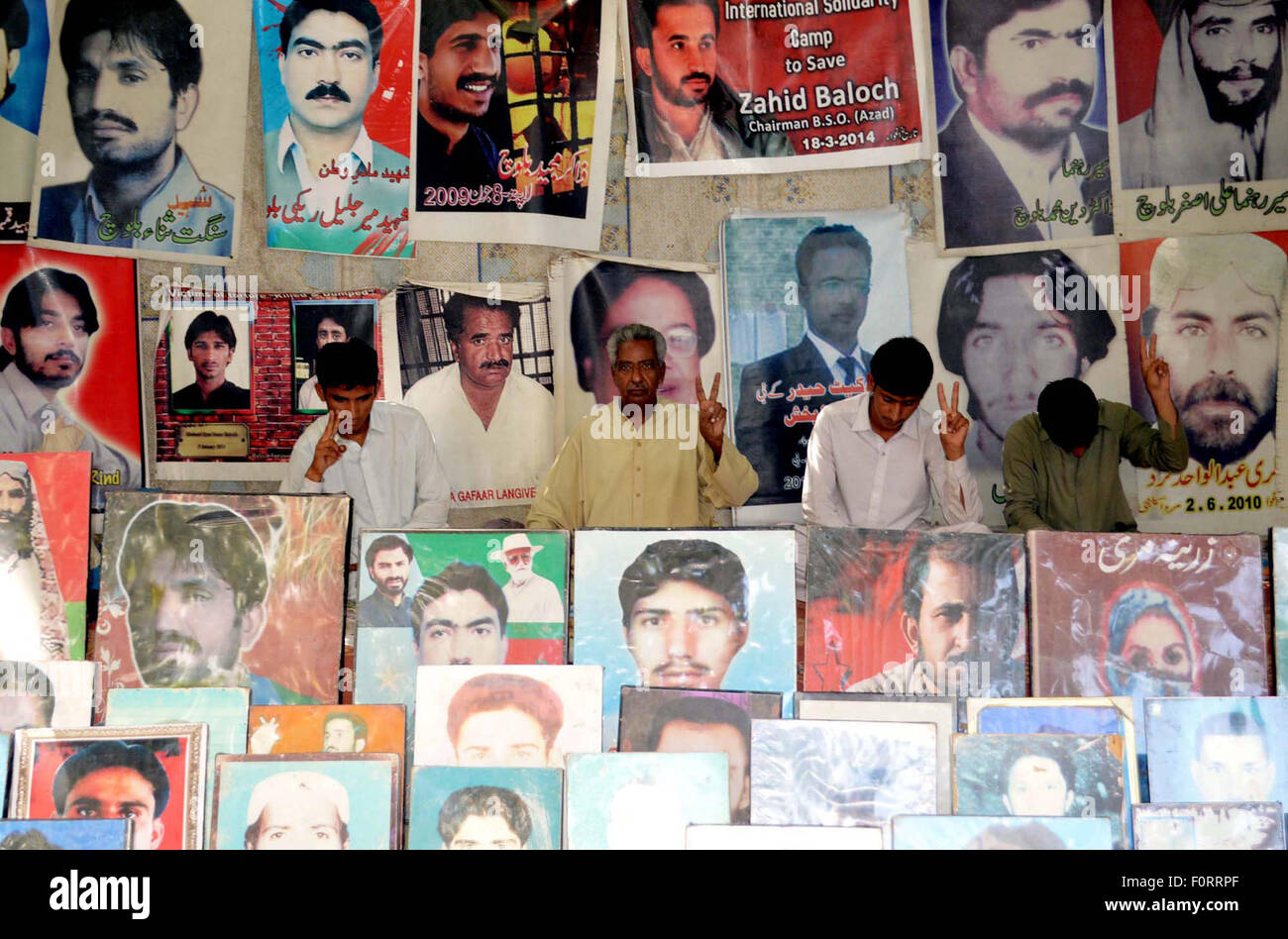 Members of Voice of Baloch Missing Persons are protesting for recovery ...
