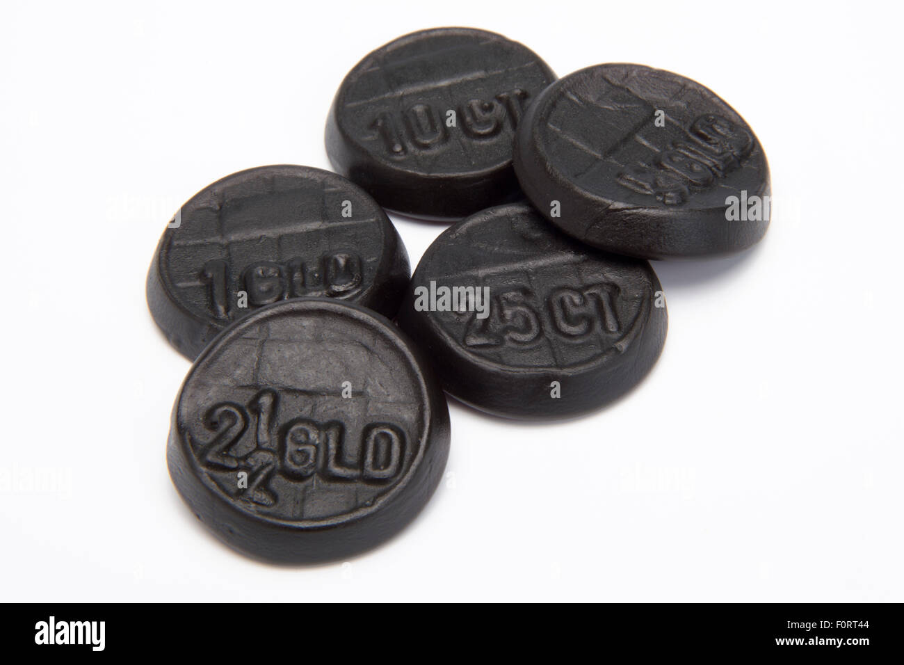 old dutch candy isolated on white background Stock Photo - Alamy