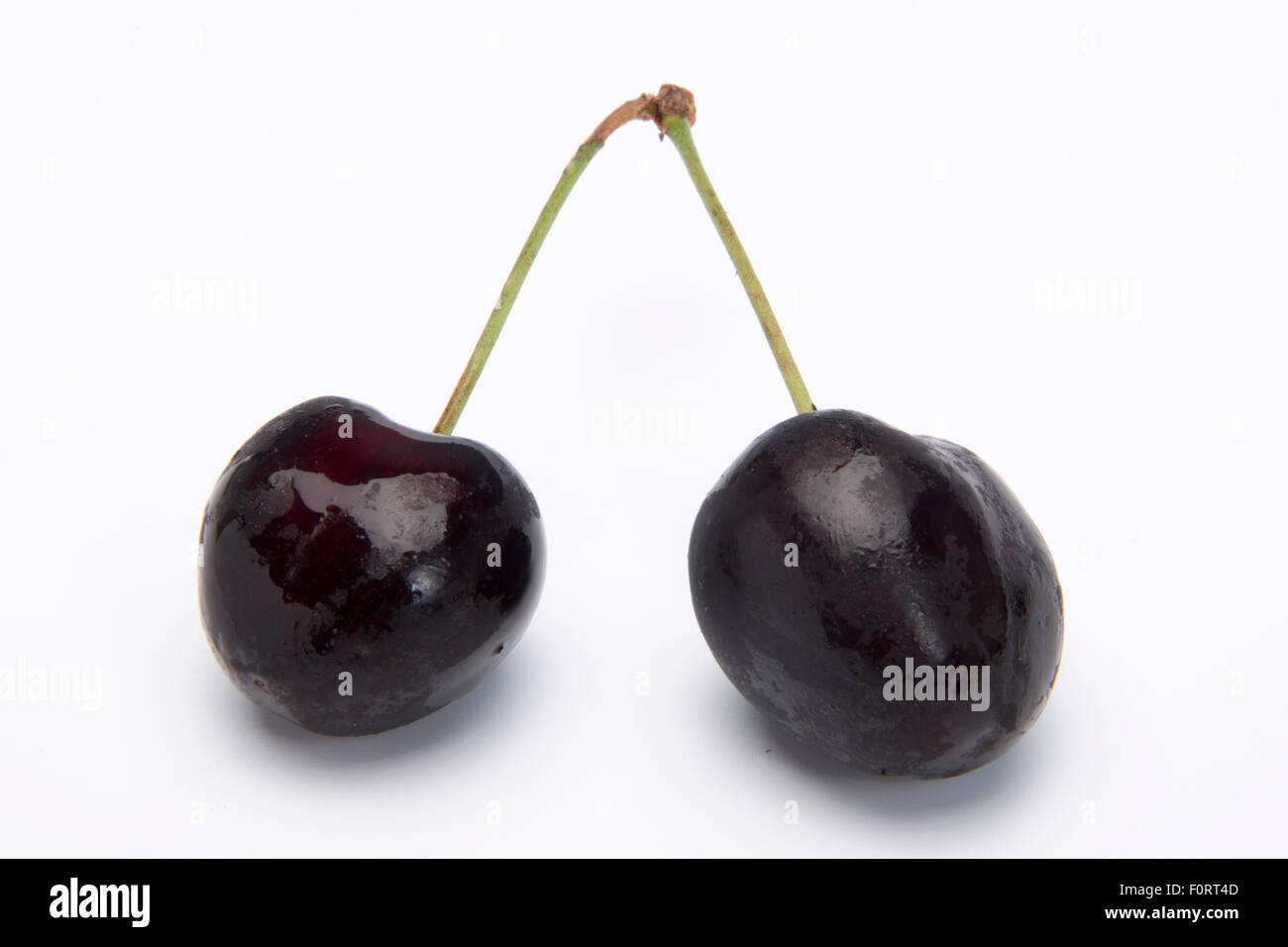 Cherry isolated on white background Stock Photo - Alamy