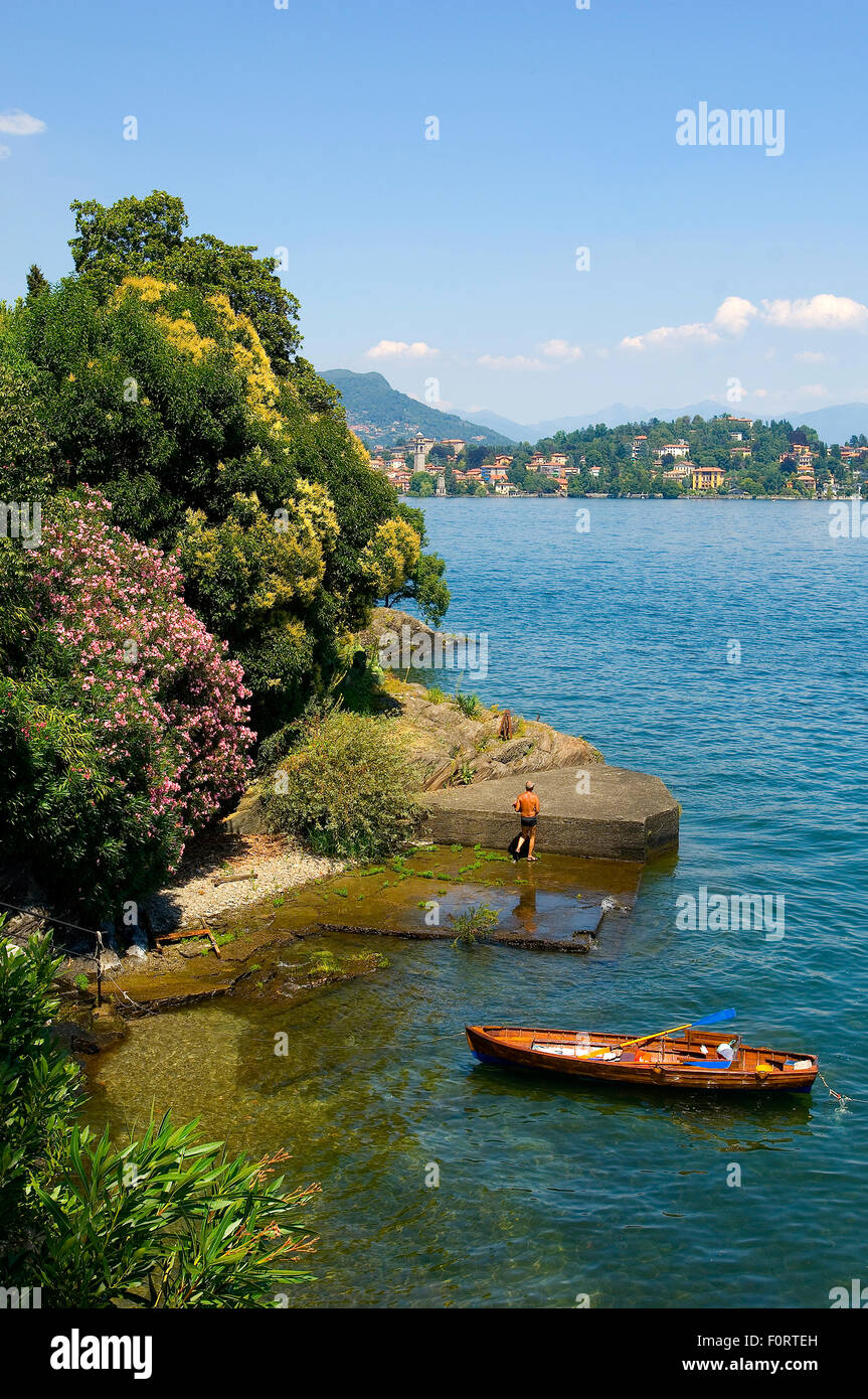 Stresa Mother Island View Stock Photo - Alamy