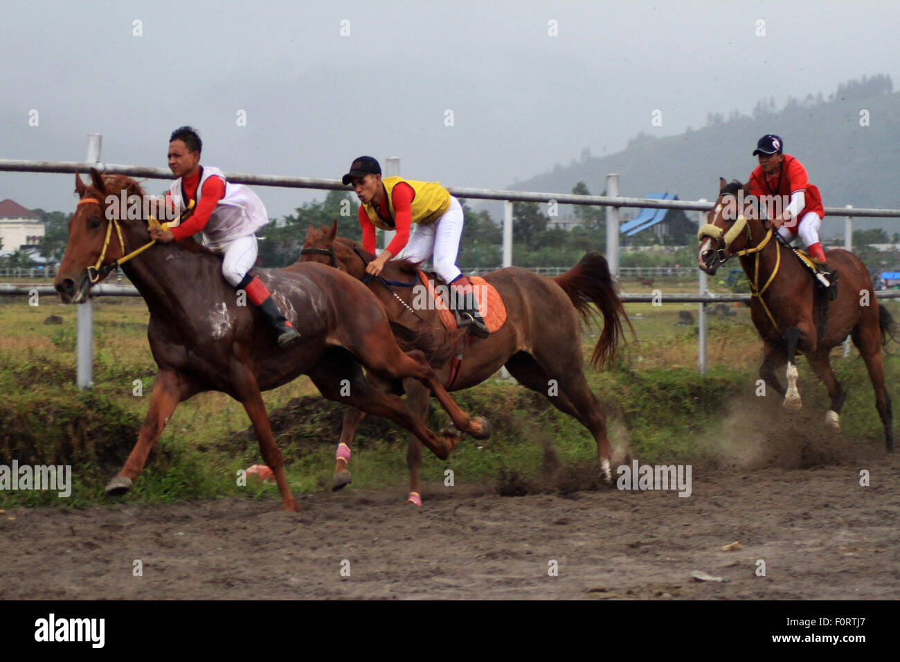 Takengon, Indonesia. 20th Aug, 2015. The horse riders during the "Gayo ...