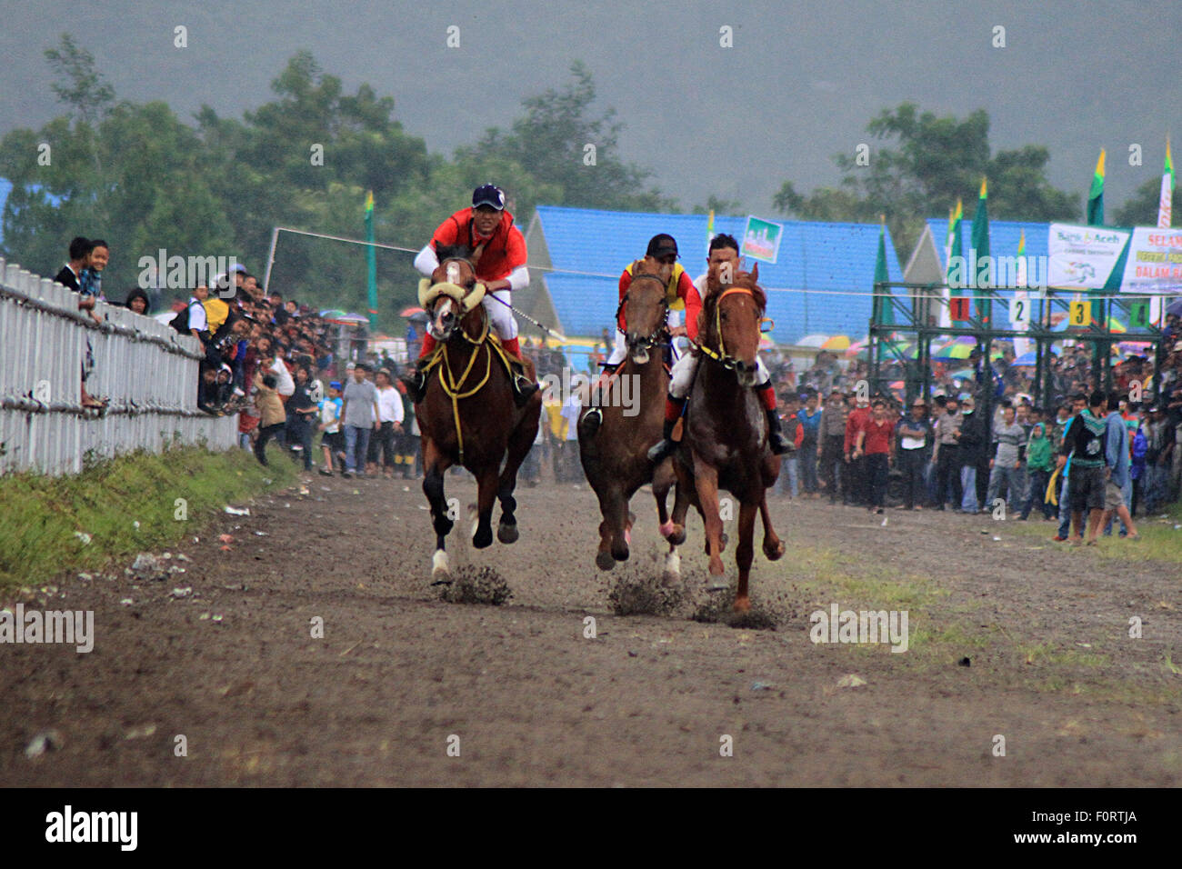 Takengon, Indonesia. 20th Aug, 2015. The horse riders during the "Gayo ...