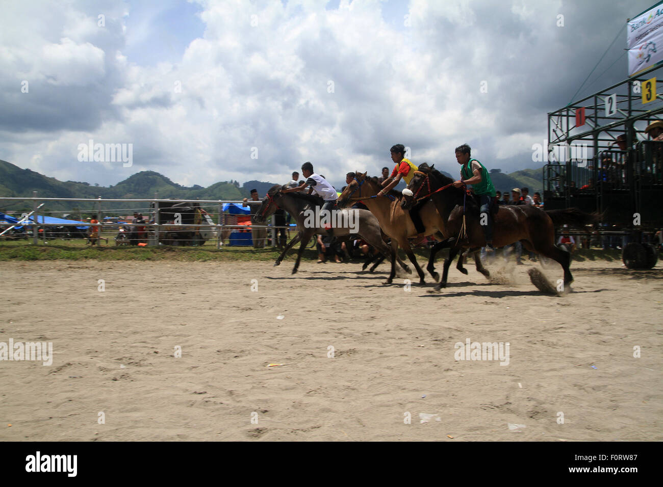 Takengon, Indonesia. 20th Aug, 2015. The horse riders during the "Gayo ...