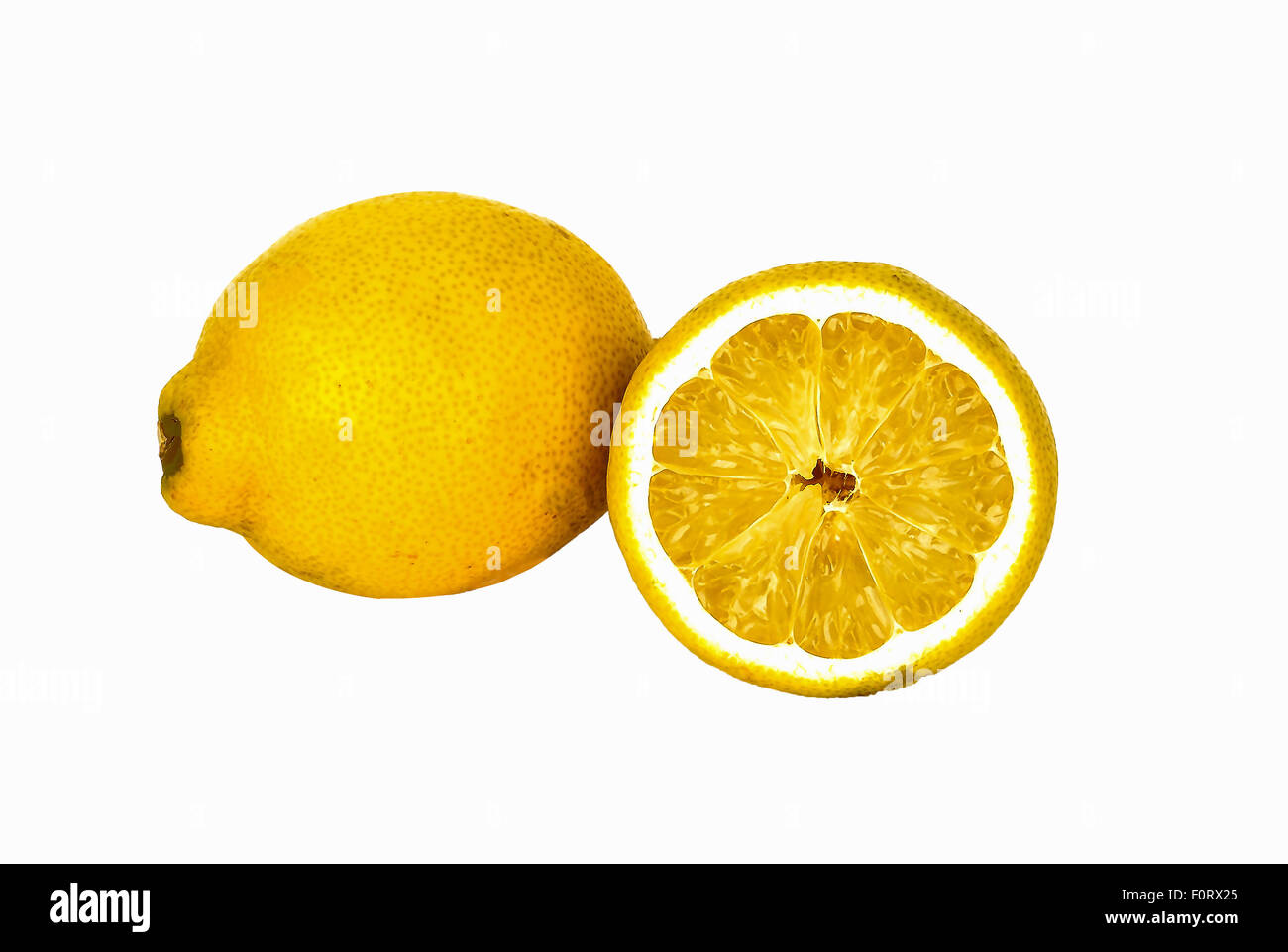 Large lemon slice hi-res stock photography and images - Alamy